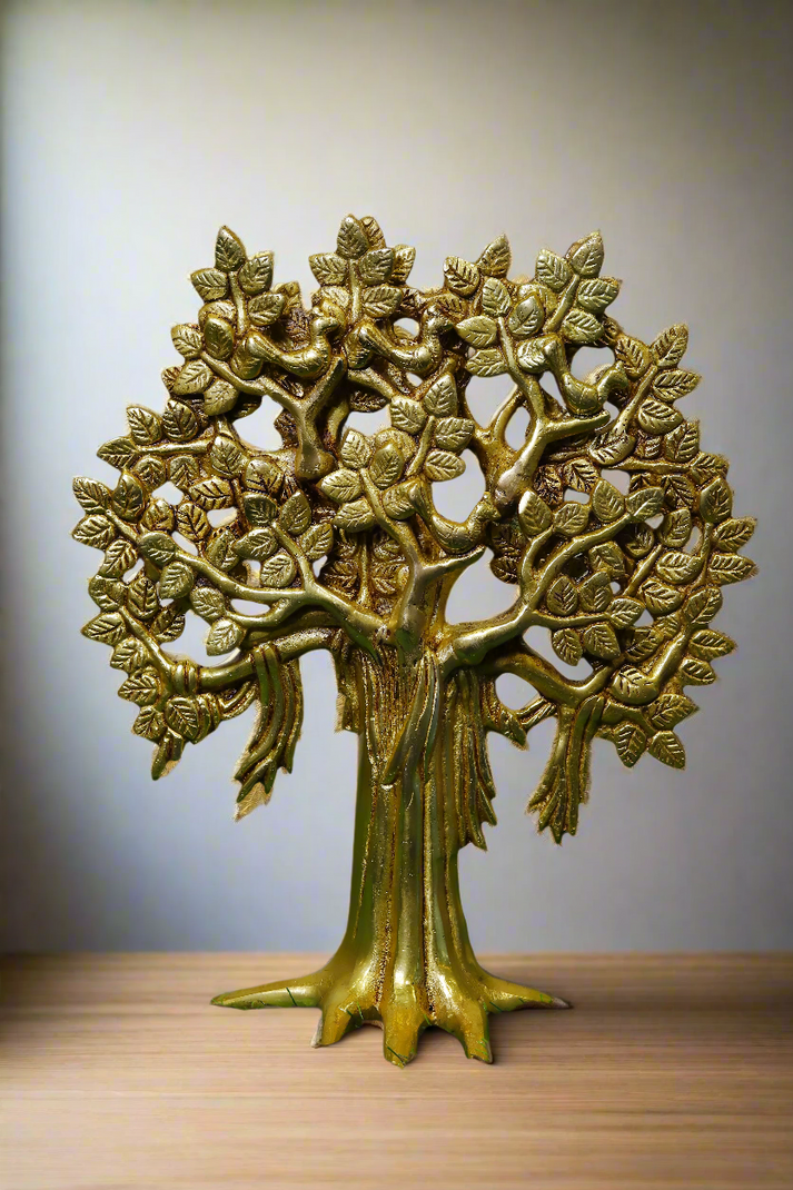 Brass Kalpavriksha Tree Showpiece Trees of Life – BRASS AND BEYOND